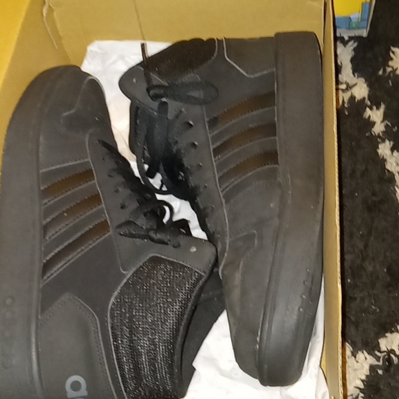 adidas | Shoes | Adidas Black Hoops 2 Mids With The Box | Poshmark